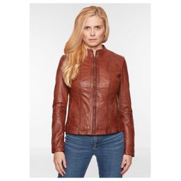 7eleven Lederjacke SEAMERA in tabak | Gr.: 46