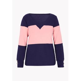 SANIKA Women Blouse in Blue Stripes | Gr.: M