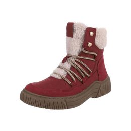 Ital-Design Stiefelette in Weinrot | Gr.: 38