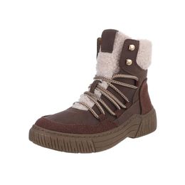 Ital-Design Stiefelette in Braun | Gr.: 37