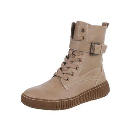 Ital-Design Stiefelette in Hellbraun | Gr.: 40