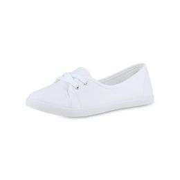 VAN HILL Sportliche Ballerinas Allison in Weiss | Gr.: 36