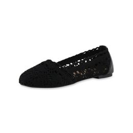 VAN HILL Klassische Ballerinas Aria in Schwarz | Gr.: 39