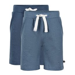 Minymo Kinder Sweat Pants "Basic 53-Sweat short (2-pack)" in Blau | Gr.: 98