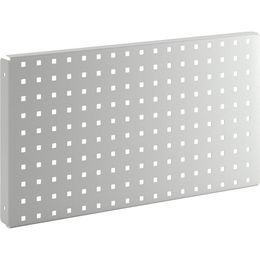 eurokraft pro Lochwand, f&uuml;r elektrisch h&ouml;henverstellbaren Arbeitstisch eurokraft pro, lichtgrau RAL 7035