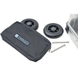 Zarges Rollenset, mit Vollgummi-Bereifung, Rad-&Oslash; 125 mm