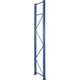 Schulte Palettenregal-Ständerrahmen, Stahl, Höhe 3000 mm, Stützrahmen-BxT 76 x 1100 mm