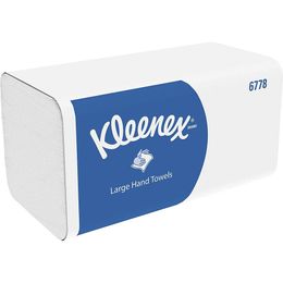 Kimberly-Clark Kleenex Faltpapierhandt&uuml;cher V-Faltung, 2-lagig, wei&szlig;, VE &agrave; 1860 Stk