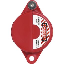 Abus Handrad-Verriegelung, V303, f&uuml;r Durchgangsventile 1'' - 2,5'', rot