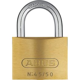 Abus Vorh&auml;ngeschloss, 45/50 Lock-Tag, VE 6 Stk, Messing