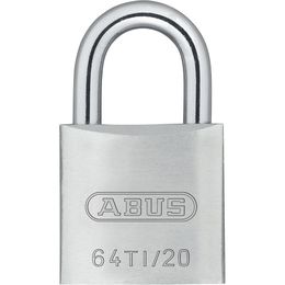 Abus Zylindervorh&auml;ngeschloss, 64TI/20 Lock-Tag, VE 12 Stk, silber