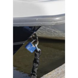 Abus Vorh&auml;ngeschloss GRANIT , Edelstahl, 37ST/55 B/DFNLI, VE 2 Stk, blau