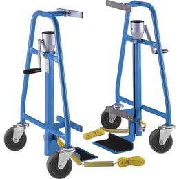 Hubtransporter, mechanisch, VE 2 Stk, Tragf&auml;higkeit 600 kg, Hub 300 mm kaiserkraft