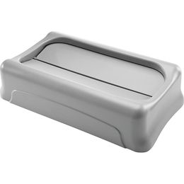 Rubbermaid Deckel SLIM JIM&reg; f&uuml;r 60- und 87-l-Beh&auml;lter, Schwingdeckel, grau