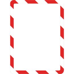 Tarifold Pr&auml;sentationssichth&uuml;lle DIN A4, mit magnetischem Verschluss, rot / wei&szlig;, VE 2 Stk