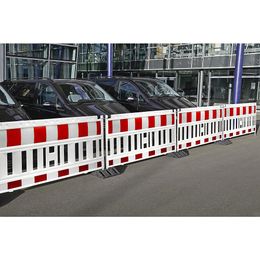 Schake Absperrgitter, Kunststoff, wei&szlig; / rot, ab 1 St&uuml;ck