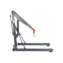 eurokraft basic Werkstattkran GREY, Fahrgestell parallel, Tragf&auml;higkeit 500 kg