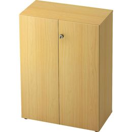 eurokraft pro Aktenschrank, 2 Fachb&ouml;den, Dekor Buche