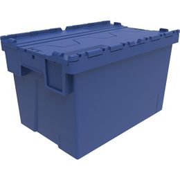 Mehrweg-Stapelbeh&auml;lter, LxBxH 600 x 400 x 367 mm, unifarben, blau kaiserkraft