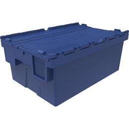 Mehrweg-Stapelbeh&auml;lter, LxBxH 600 x 400 x 250 mm, unifarben, blau kaiserkraft