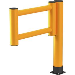 Ampere Rack Mammut Sicherheitstür Swing Gate, HxB 1,1 x 1 m, verkehrsgelb