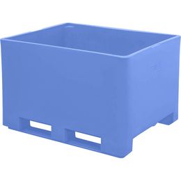 Isolierter Container, Form A, Inhalt 630 l, LxBxH 1200 x 1000 x 785 mm, blau kaiserkraft