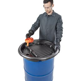 PE-Fass-Abtropftrichter, f&uuml;r 200-l-Stahlf&auml;sser, Volumen 20 l kaiserkraft