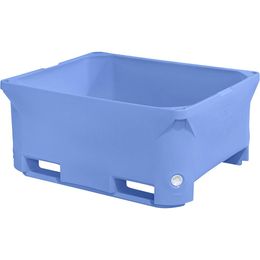 Isolierter Container, Form A, Inhalt 445 l, LxBxH 1230 x 1030 x 580 mm, blau kaiserkraft