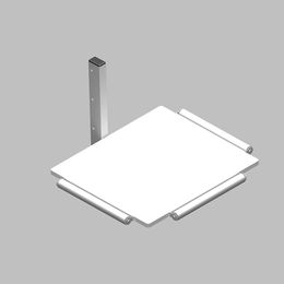 Plattform mit Ladehilfsrollen, LxB 480 x 640 mm, Rollen-&Oslash; 30 mm kaiserkraft