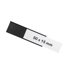 MAGNETOPLAN magnetoflex&reg; U-Profil, VE 30 Stk, HxB 15 x 50 mm, schwarz
