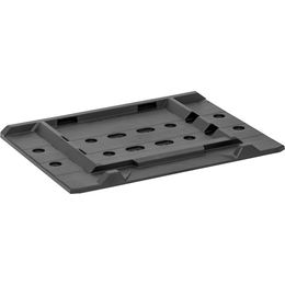 CEMO Regal-Adapterplatte, für Akku-Systembrandschutzbox, LxB 395 x 290 mm, schwarz