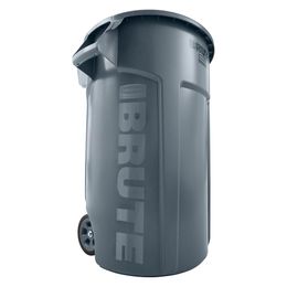 Rubbermaid Universalcontainer BRUTE® auf Rädern, Volumen 166 l, rund