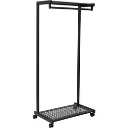 Maul Garderobenst&auml;nder Maulbolero, HxBxT 1660 x 780 x 460 mm, mobil, mattschwarz