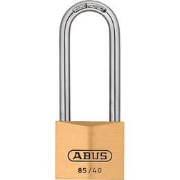 Abus Vorh&auml;ngeschloss, 85/40HB63, VE 3 Stk, Messing