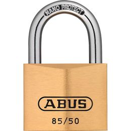Abus Vorh&auml;ngeschloss, 85/50 Lock-Tag, VE 6 Stk, Messing