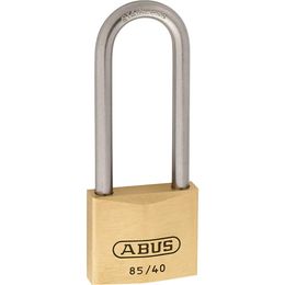 Abus Vorh&auml;ngeschloss, 85/40HB63, VE 3 Stk, Messing
