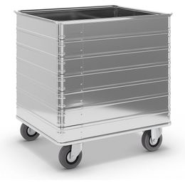 Zarges Alu-Kastenwagen, Inhalt 230 l, mit Rand- und Bodenprofil