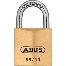 Abus Vorh&auml;ngeschloss, 85/30 Lock-Tag, VE 6 Stk, Messing