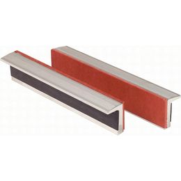 KS Tools Alu-Schraubstock-Schonbacken, glatt, Gummi, L&auml;nge 175 mm