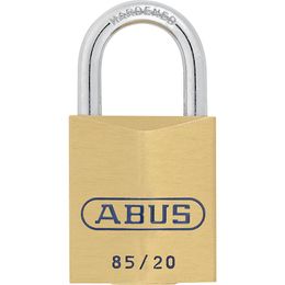 Abus Vorh&auml;ngeschloss, 85/20 Lock-Tag, VE 6 Stk, Messing