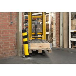 Black Bull Poller, drehbar, zum Aufd&uuml;beln, Hx&Oslash; 700 x 159 mm