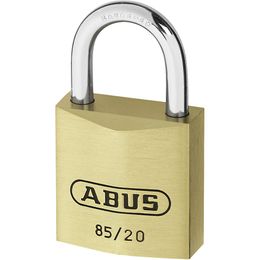 Abus Vorh&auml;ngeschloss, 85/20 Lock-Tag, VE 6 Stk, Messing