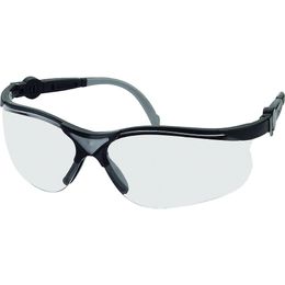 Schutzbrille STYLE BLACK, mit UV-Schutz, klar, Polycarbonat, schwarz kaiserkraft