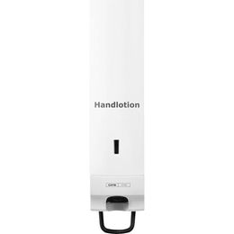 CWS ParadiseLine Handlotionspender Slim, Inhalt 0,5 l, mit Füllstandsanzeige und Zylinderschloss, tropffrei
