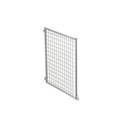 Gittertrennwand, f&uuml;r EUR-Gitterbox, hohe Bauform, steingrau RAL 7030 kaiserkraft