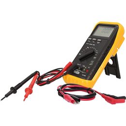 KS Tools Digital-Multimeter, inkl. Prüfspitzen und Krokodilklemmen, elektonisches Display