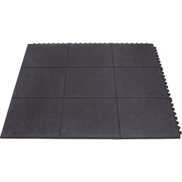 Miltex Industrie-Arbeitsplatzmatte, Industriematte Yoga Solid Basic, 900 x 900 mm, geschlossene Oberfl&auml;che