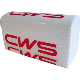 CWS Faltpapierhandt&uuml;cher mit M-Falzung, Zellstoff, 3-lagig, hochwei&szlig;, VE &agrave; 2500 Stk