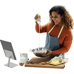 Durable Tablet-St&auml;nder RISE, f&uuml;r 7 - 13'', VE 2 Stk, silber