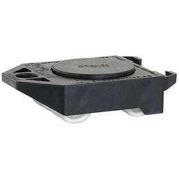 Wagner Transport-Rolly, Tragf&auml;higkeit 200 kg, VE 4 Stk, Auflage-&Oslash; 60 mm, schwarz, Hartrollen